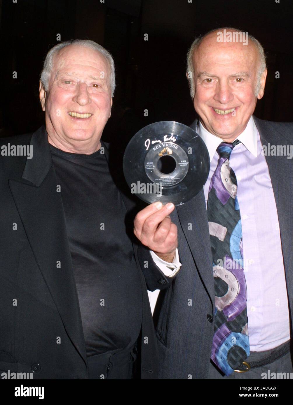 Mar 06, 2002; Beverly Hills, California, USA; Songwriters JERRY LEIBER ...