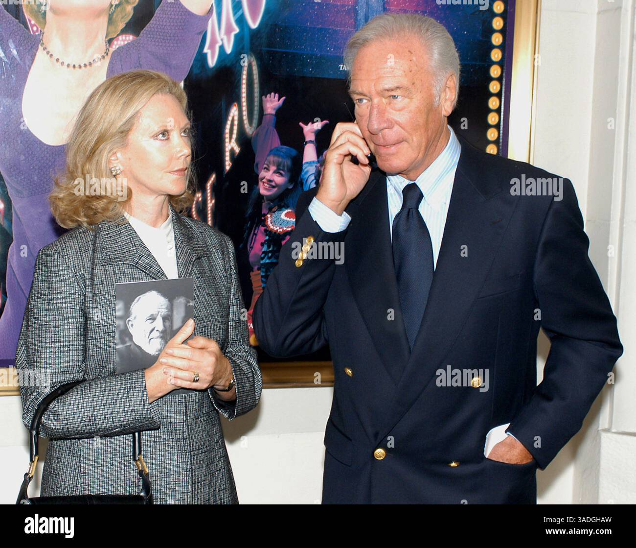 Actor CHRISTOPHER PLUMMER (R), with wife actress, ELAINE TAYLOR at the ...