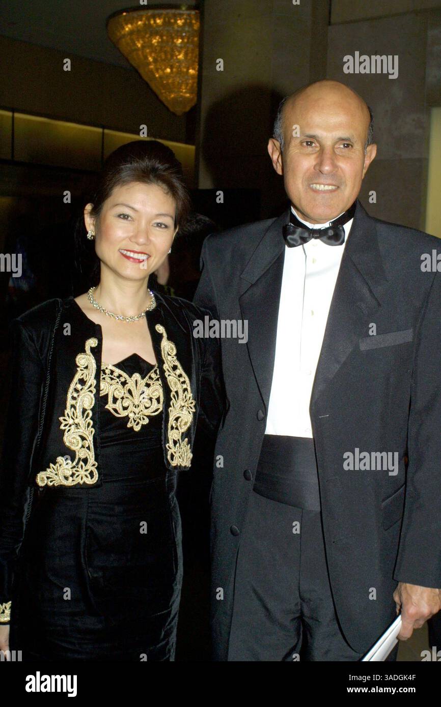 Feb 22, 2002; Beverly Hills, CA, USA; SHERIFF LEE BACA and wife attend ...