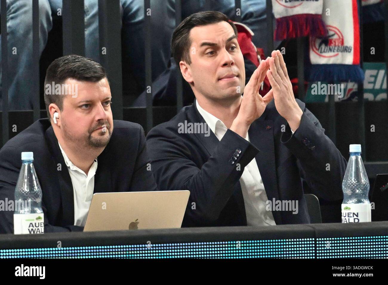 05.04.2025, LKH Arena, Lueneburg, GER; 1. VBL, Play Offs, Halbfinale ...