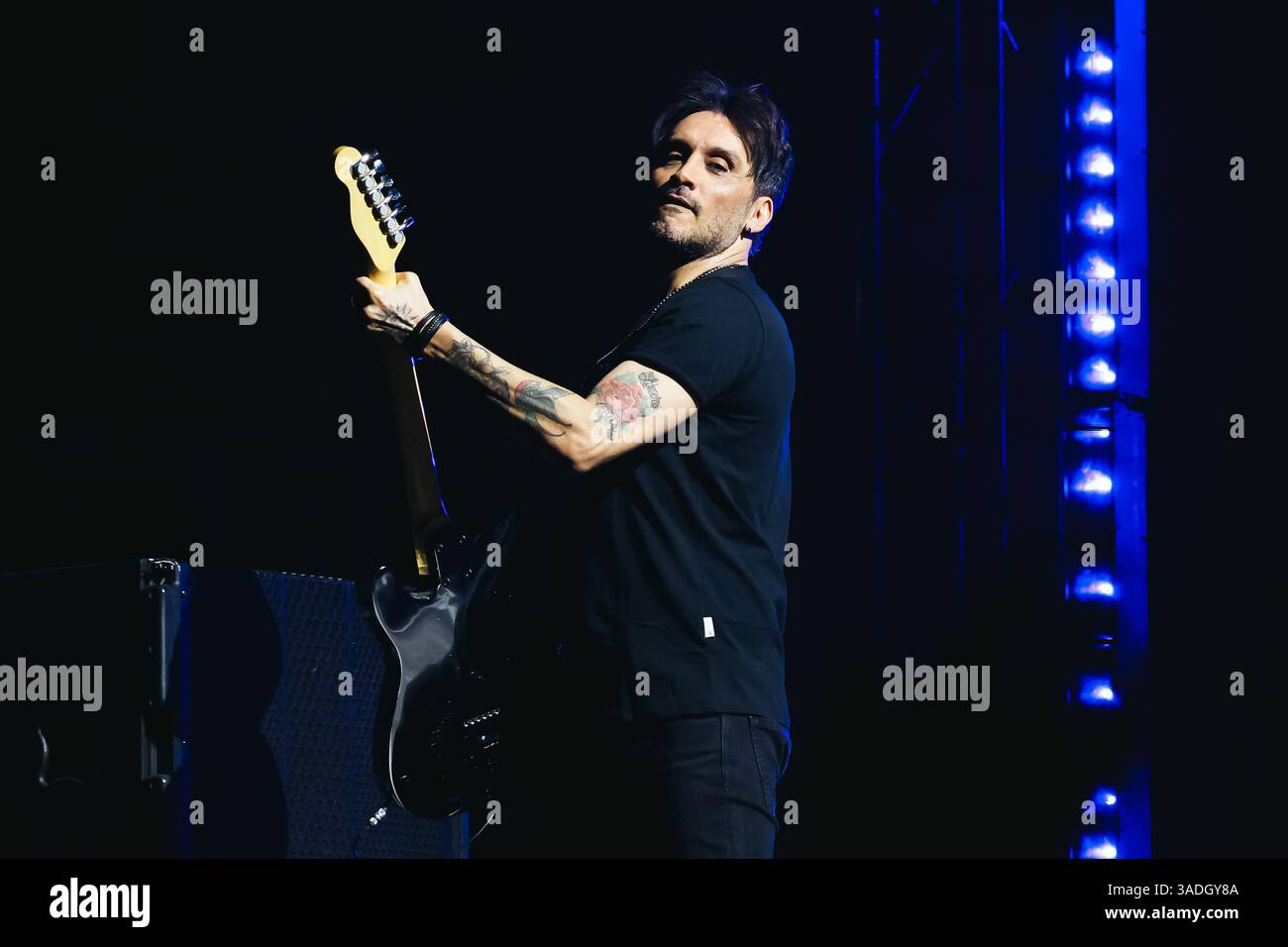 Milan, Italy. 06th Apr, 2025. Milan, Fabrizio Moro performs in concert ...