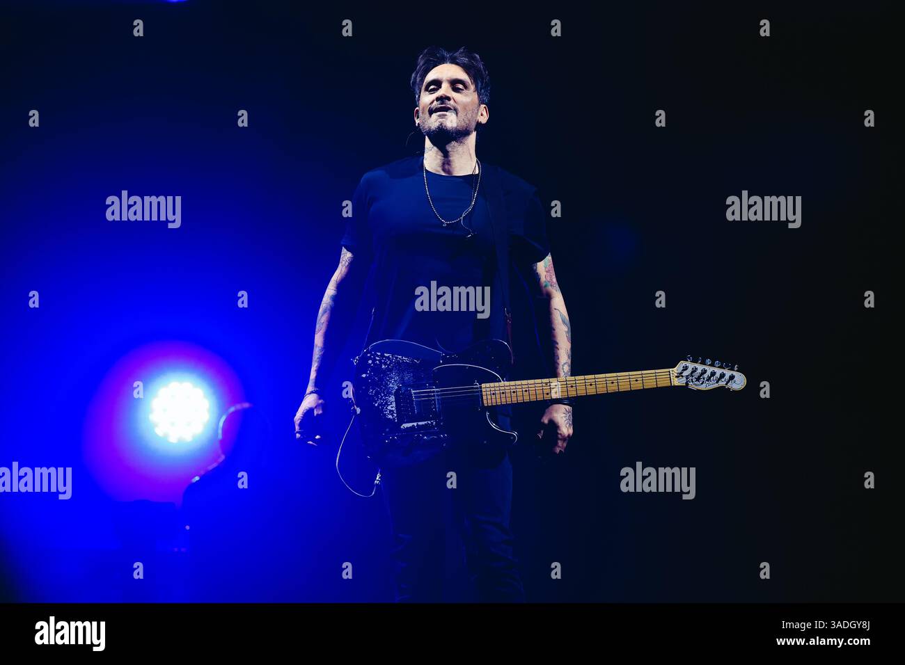 Milan, Fabrizio Moro performs in concert to celebrate 25 years of ...