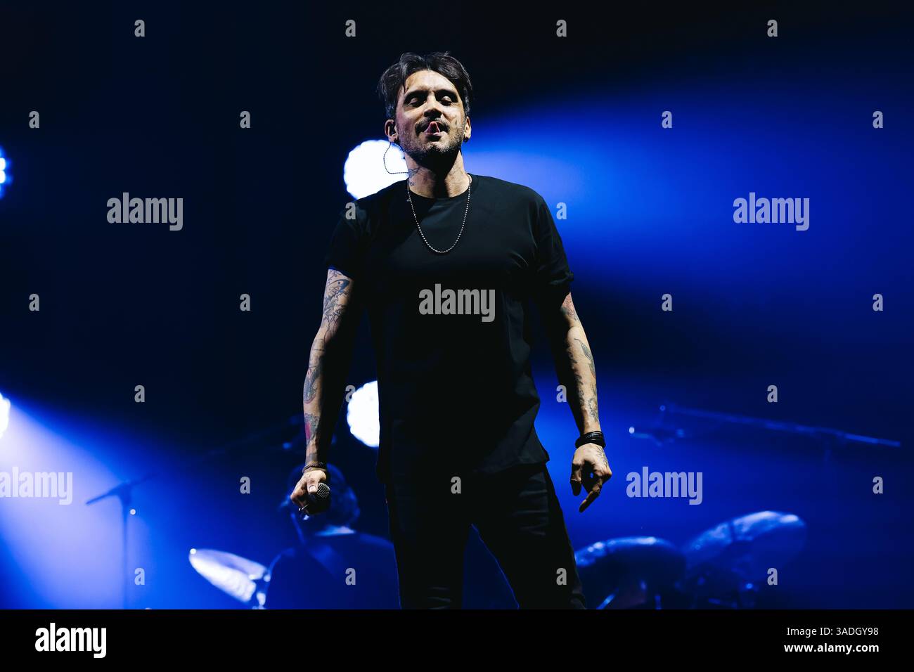 Milan, Italy. 06th Apr, 2025. Milan, Fabrizio Moro performs in concert ...