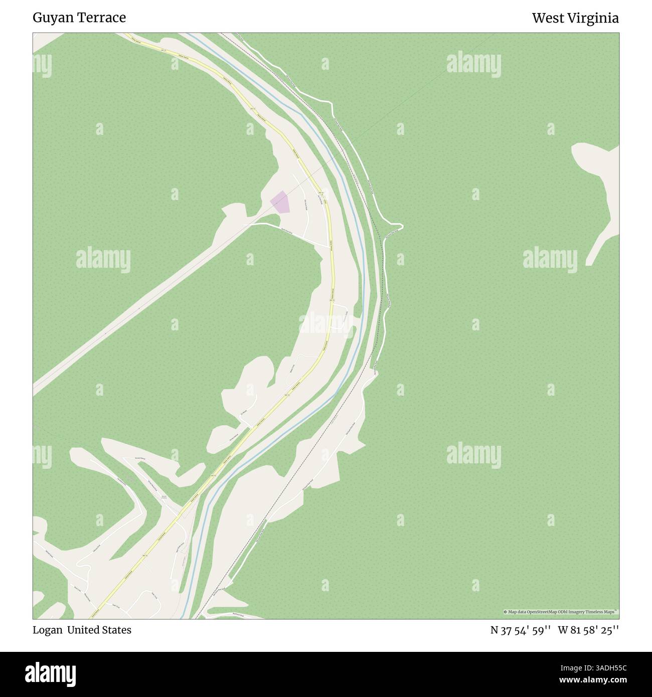 Guyan Terrace, Logan, United States, West Virginia, N 37 54' 59'', W 81 ...