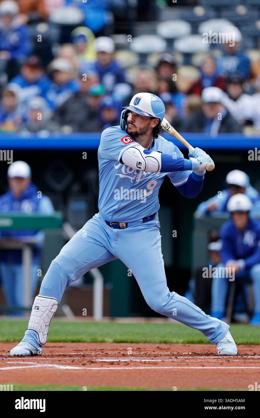KANSAS CITY, MO - APRIL 05: Kansas City Royals first baseman Vinnie ...