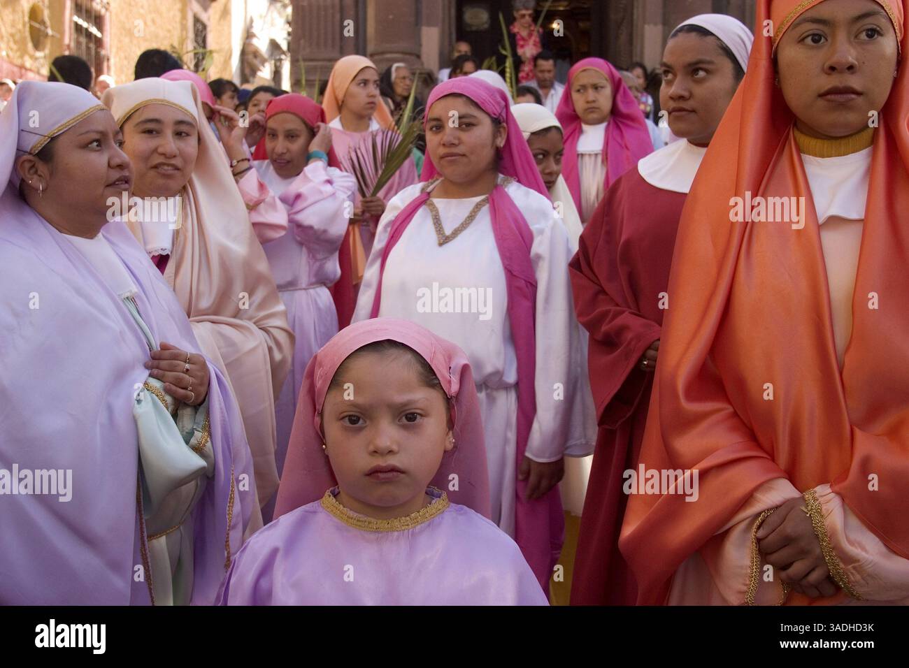 Apr 04, 2004; San Miguel de Allende, Guanajuato, MEXICO; Followers of ...
