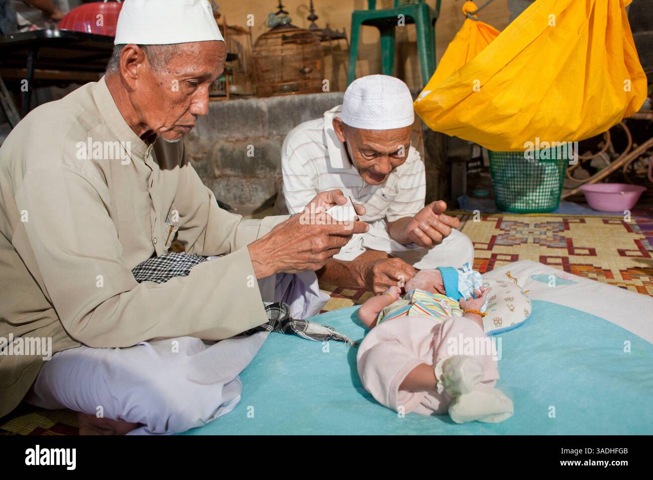 Sep 28, 2009 - Tanjong Dato, Pattani, Thailand - The village Imam leads ...