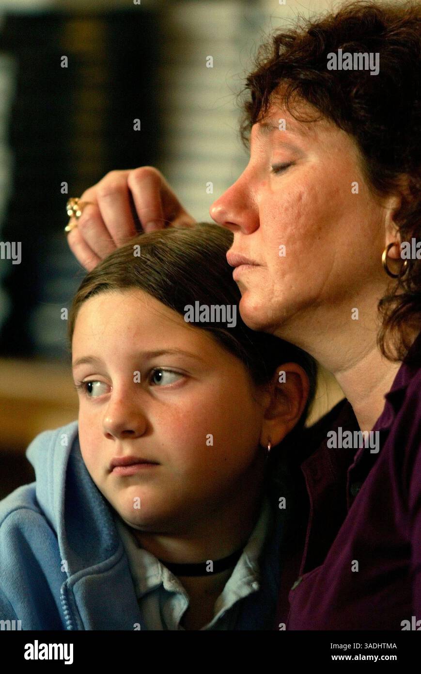 Feb 01, 2003; Melbourne, FL, USA ; ROBIN STEVENS and her daughter ...