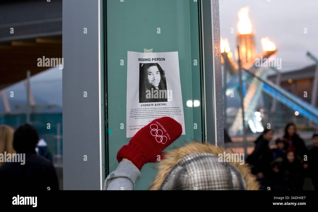 Missing posters are everywhere for missing Andrew Koenig, including ...