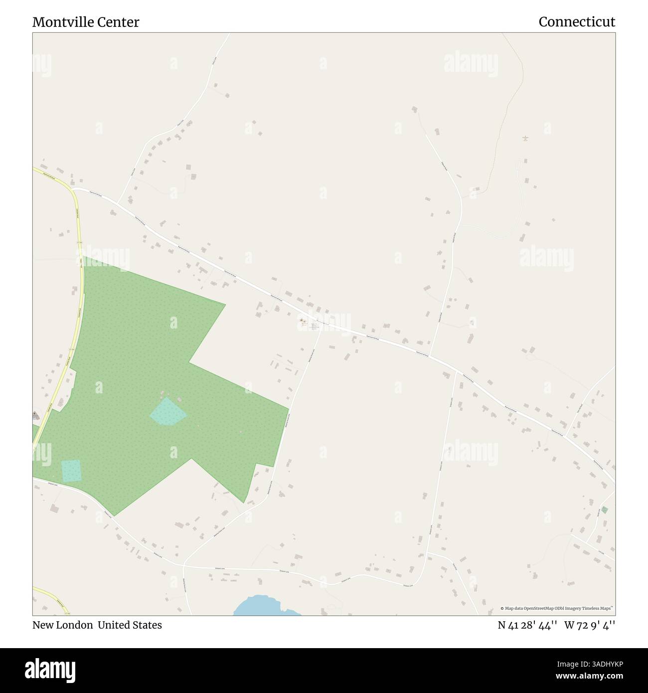 Montville Center, New London, United States, Connecticut, N 41 28' 44 ...