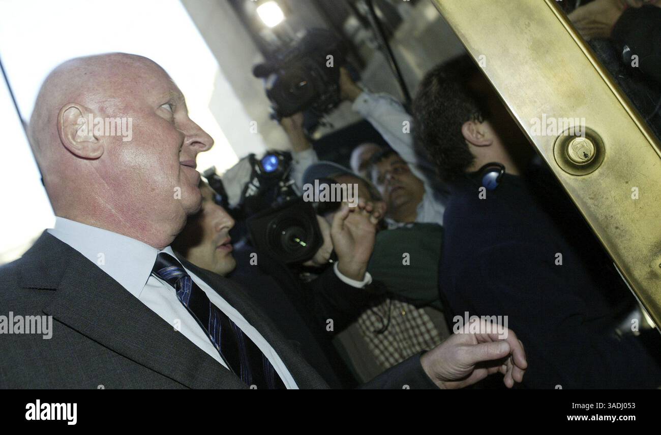 Sep 29, 2003; New York, NY, USA; L. DENNIS KOZLOWSKI, the former ...
