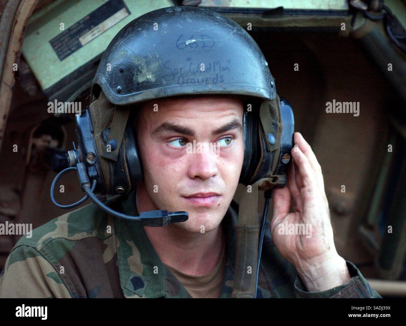 Sep 01, 2004; Fort Stewart, GA, USA; Armored vehicle during a training ...