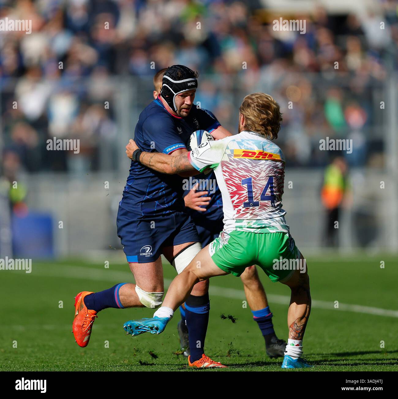 Croke Park, Dublin, Ireland. 5th Apr, 2025. Investec Champions Cup Rugby, Leinster versus ...