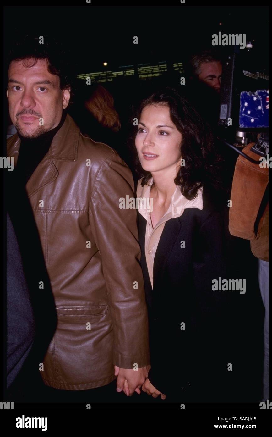 ROBERT PASTORELLI and unidentified female are shown in an undated photo ...