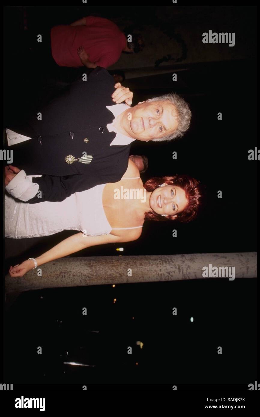 TONY CURTIS and JILL VANDEN BERG sre shown together in a photo taken in ...