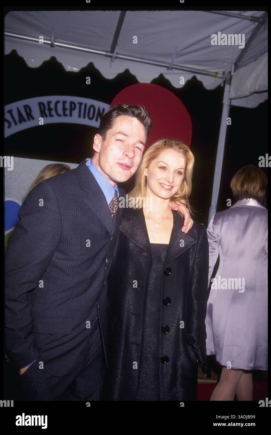 FRENCH STEWART and CATHERINE LA NASA attend the NBC Press Tour held in ...