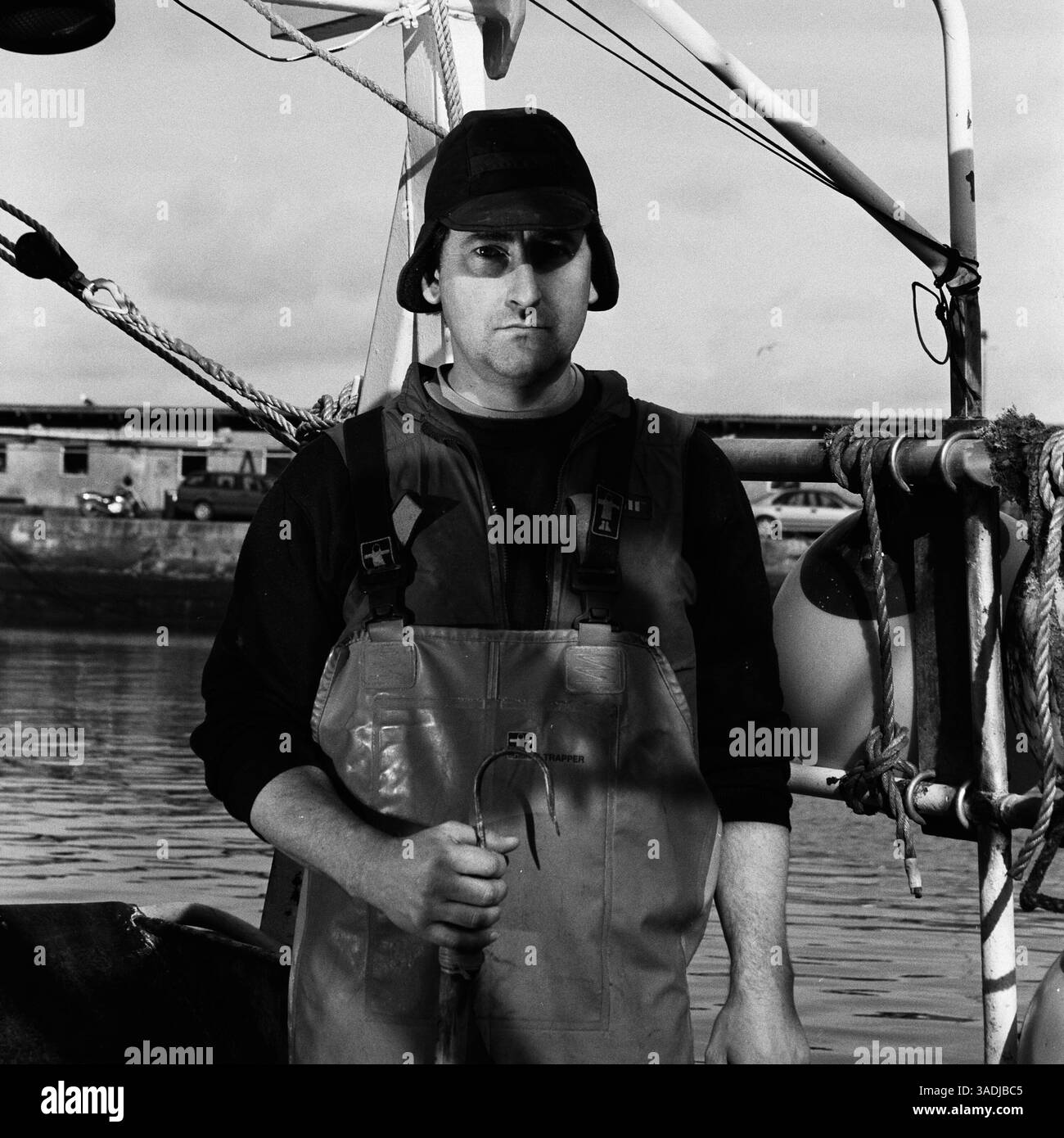Bottom trawler catch Black and White Stock Photos & Images - Alamy