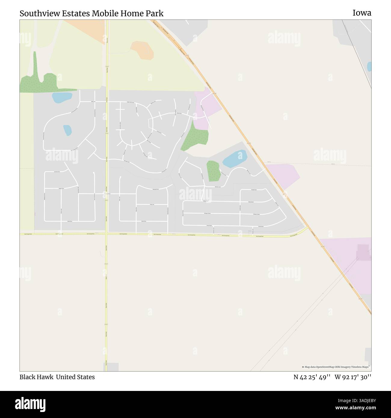 Southview Estates Mobile Home Park, Black Hawk, United States, Iowa, N ...