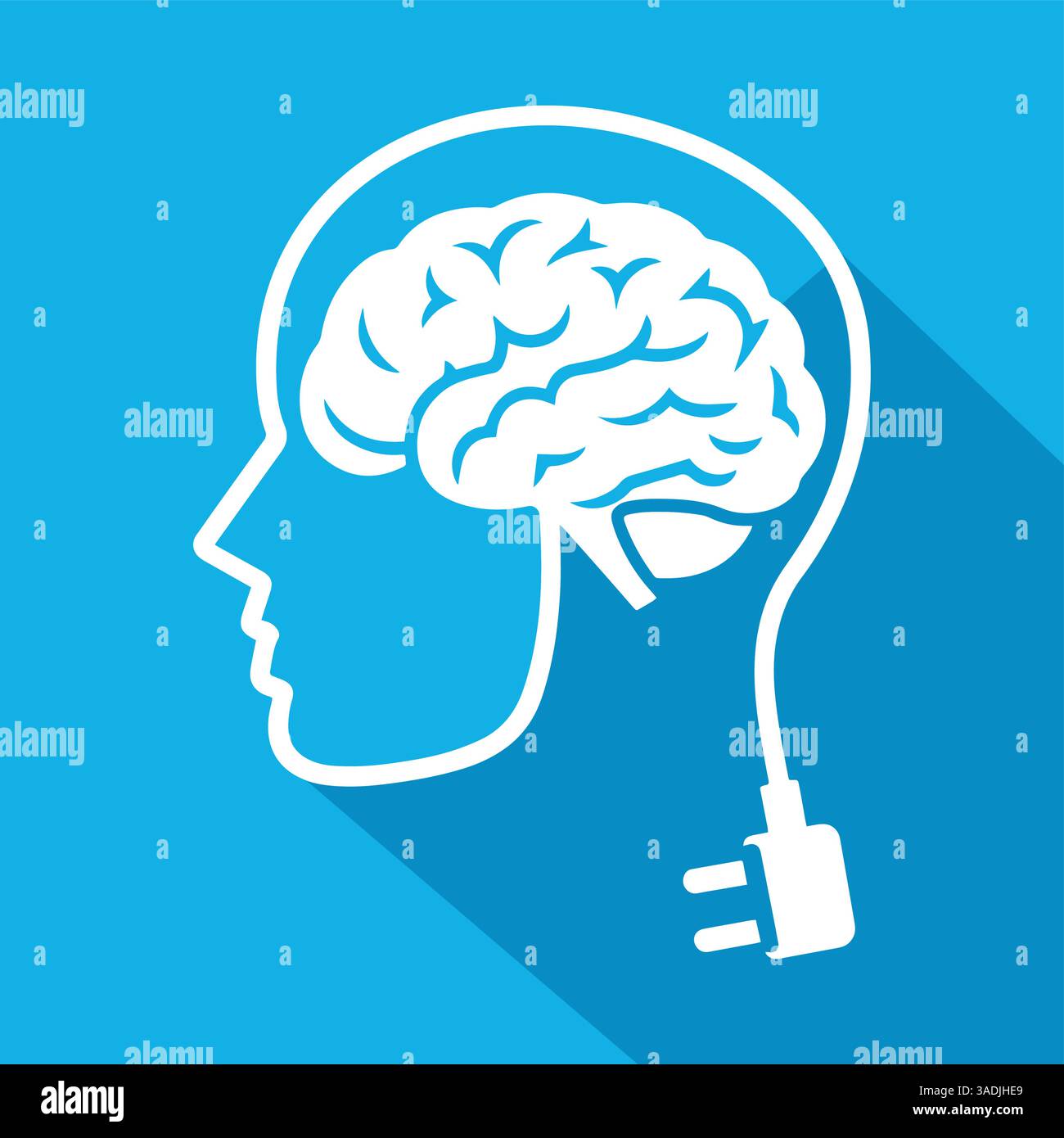 Think design, vector illustration. Ideal for creativity, innovation ...