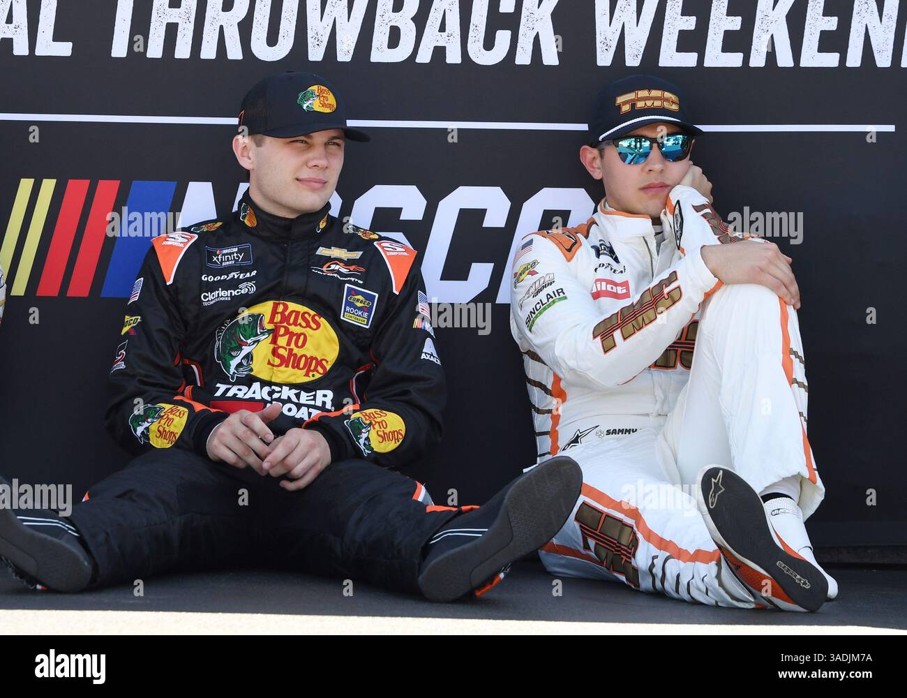 DARLINGTON, SC - APRIL 05: Teammates Carson Kvapil (#1 JR Motorsports ...
