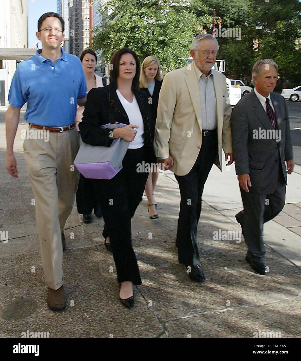 Jul 12, 2004; Houston, TX, USA; LEA FASTOW, wife of former Enron CFO ...