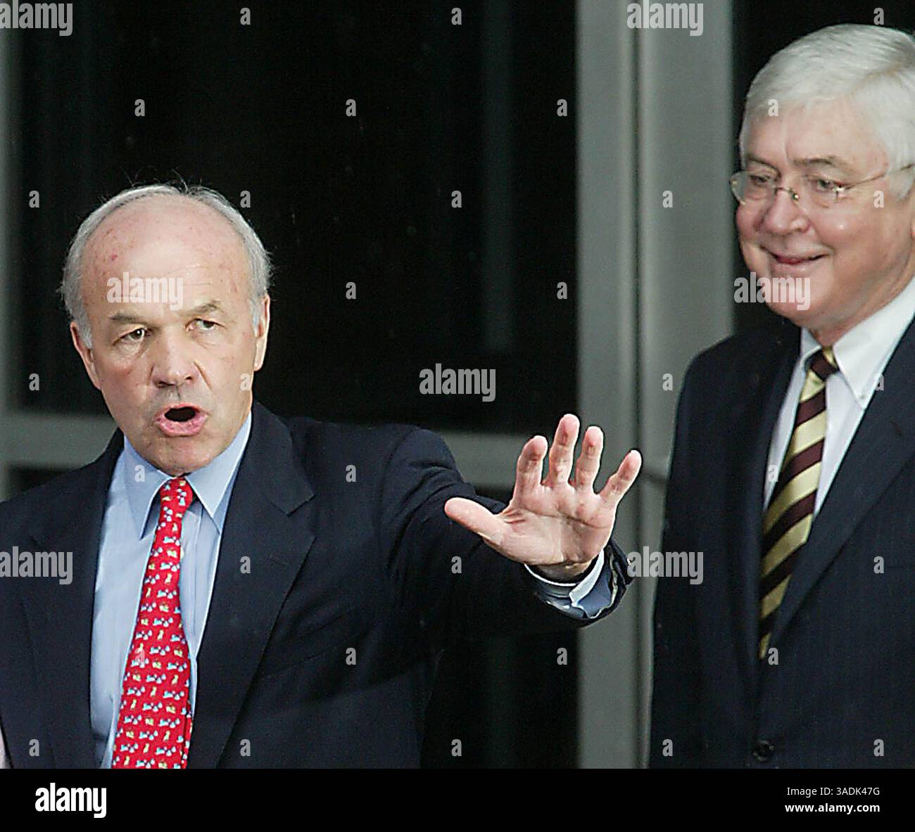 Jul 08, 2004; Houston, TX, USA; Former Enron CEO KENNETH LAY and his ...