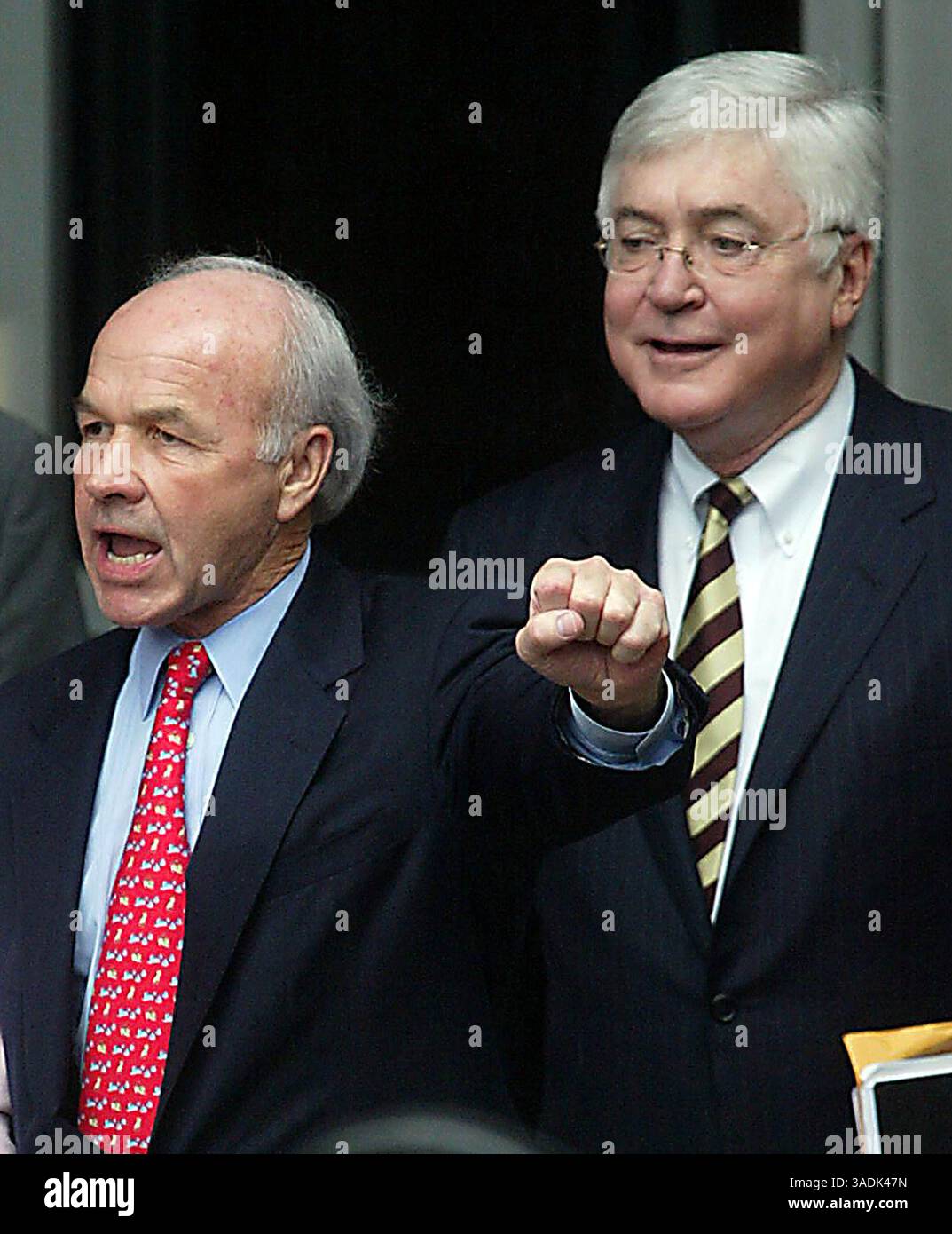 Jul 08, 2004; Houston, TX, USA; Former Enron CEO KENNETH LAY and his ...