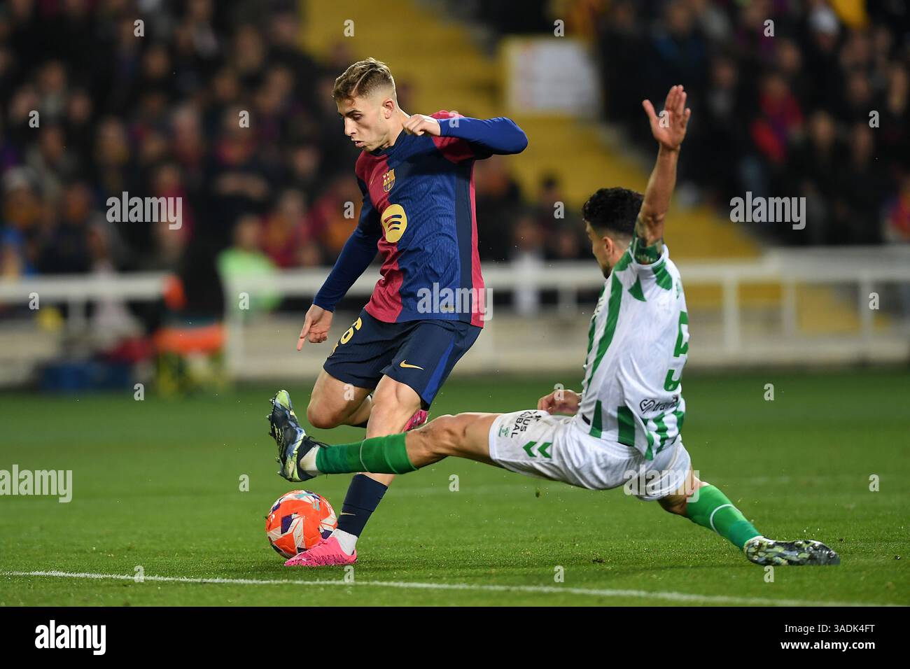 Barcelona, Esp. 05th Apr, 2025. FC BARCELONA vs REAL BETIS April 5 ...