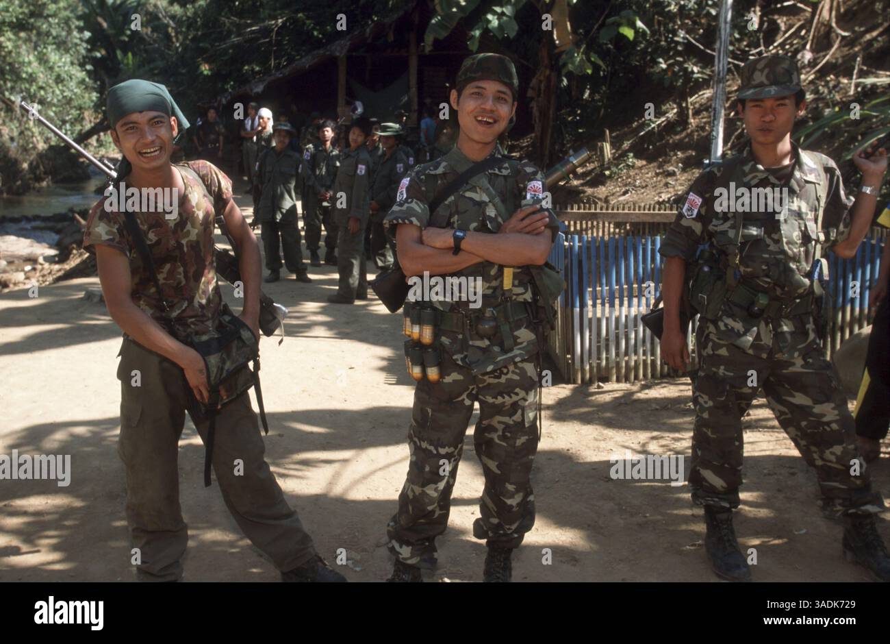 Jan 31, 2004; Wah Lay Khee, Karen State, Burma; Members of the Karen ...