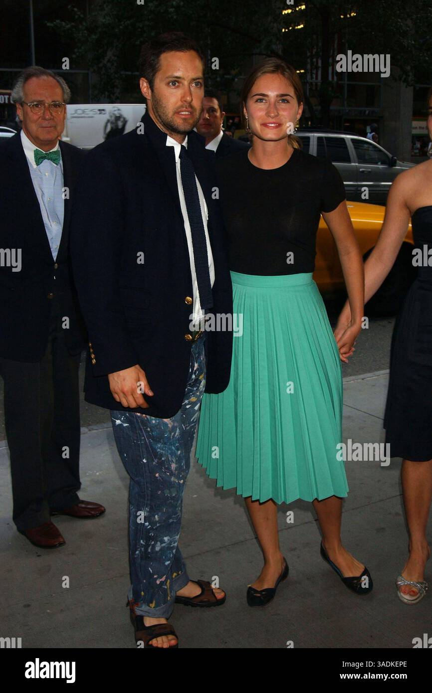 July 26, 2006, New York City. David Lauren and Lauren Bush attend the ...
