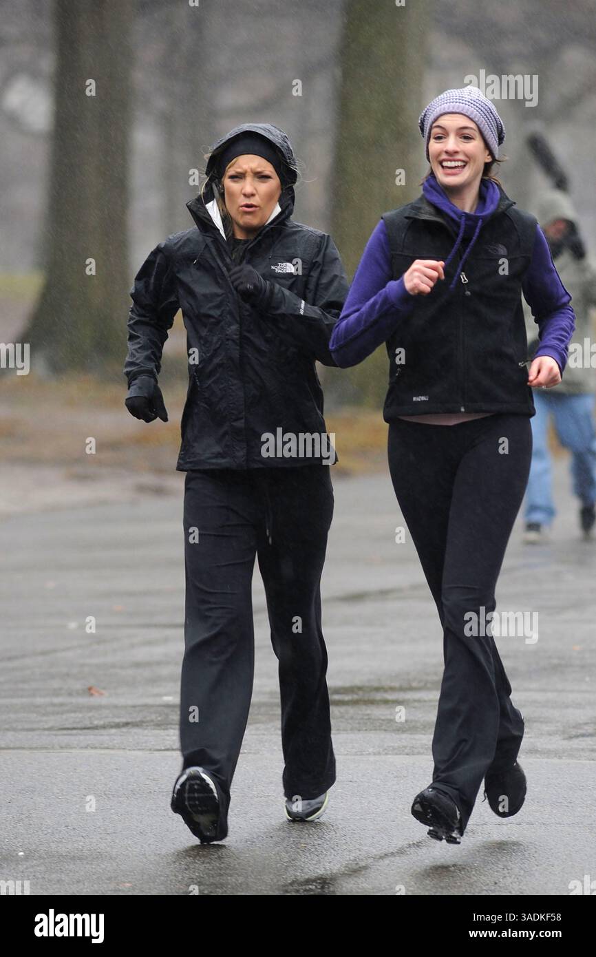 March 31 2008, New York City Actors Kate Hudson and Anne Hathaway were ...