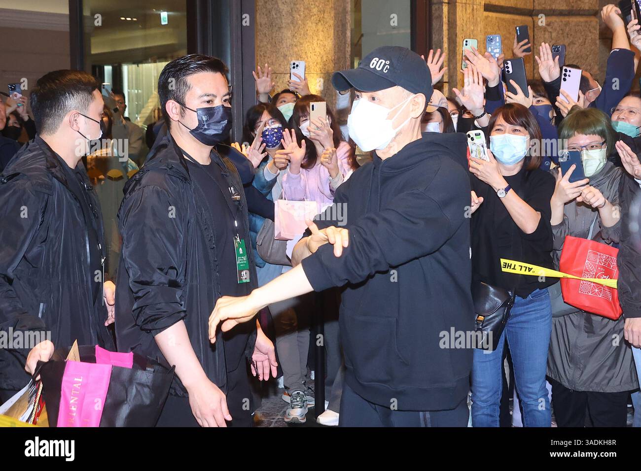 TAIPEI, CHINA - APRIL 5, 2025 - Chinese Hong Kong singer Jacky Cheung ...