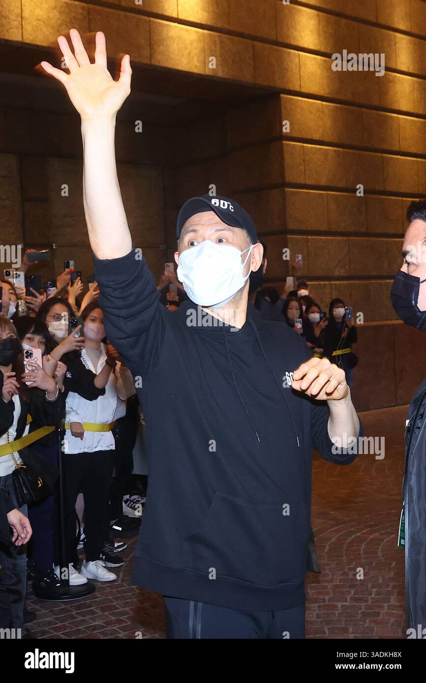 TAIPEI, CHINA - APRIL 5, 2025 - Chinese Hong Kong singer Jacky Cheung ...