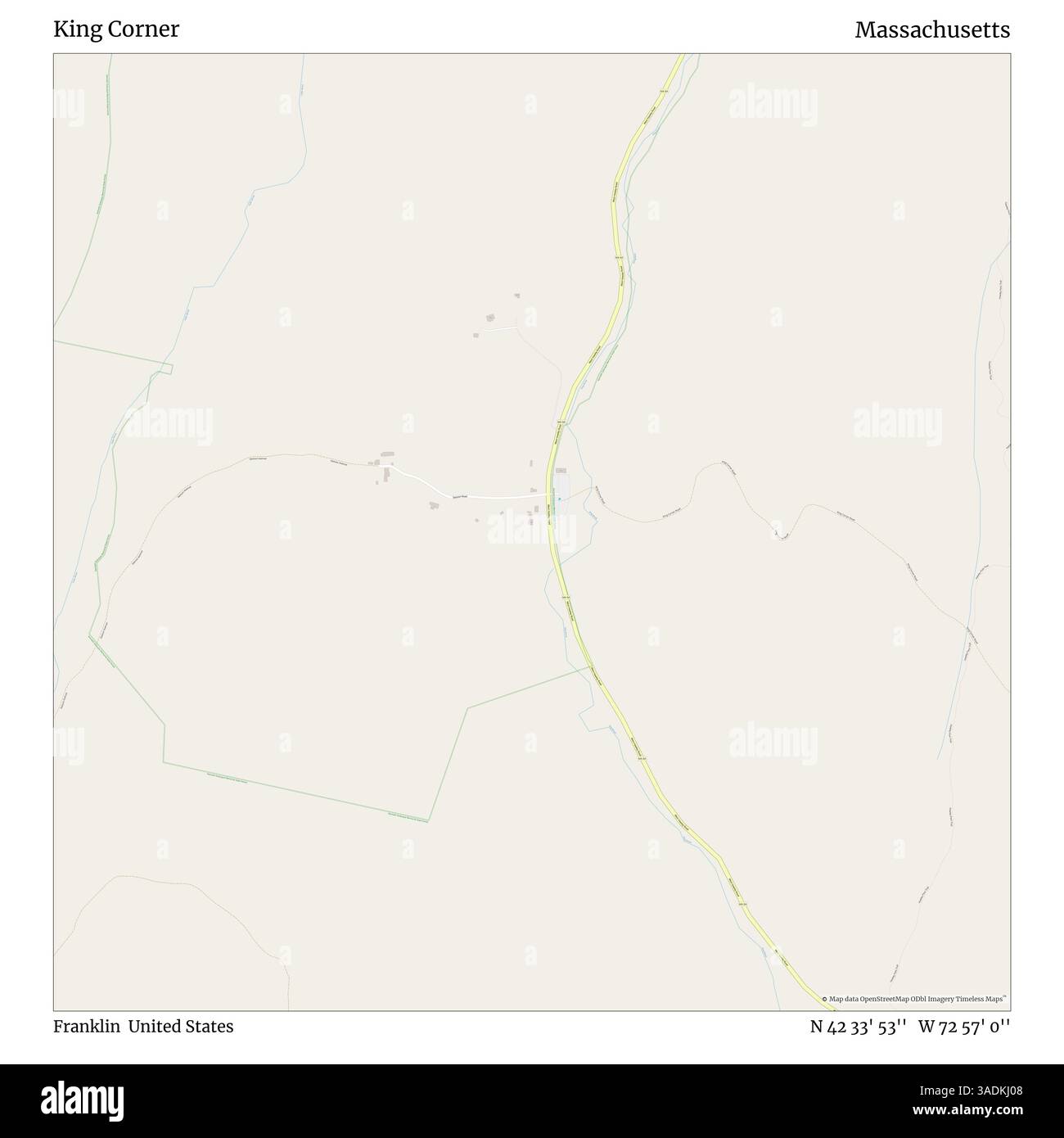 King Corner, Franklin, United States, Massachusetts, N 42 33' 53'', W ...
