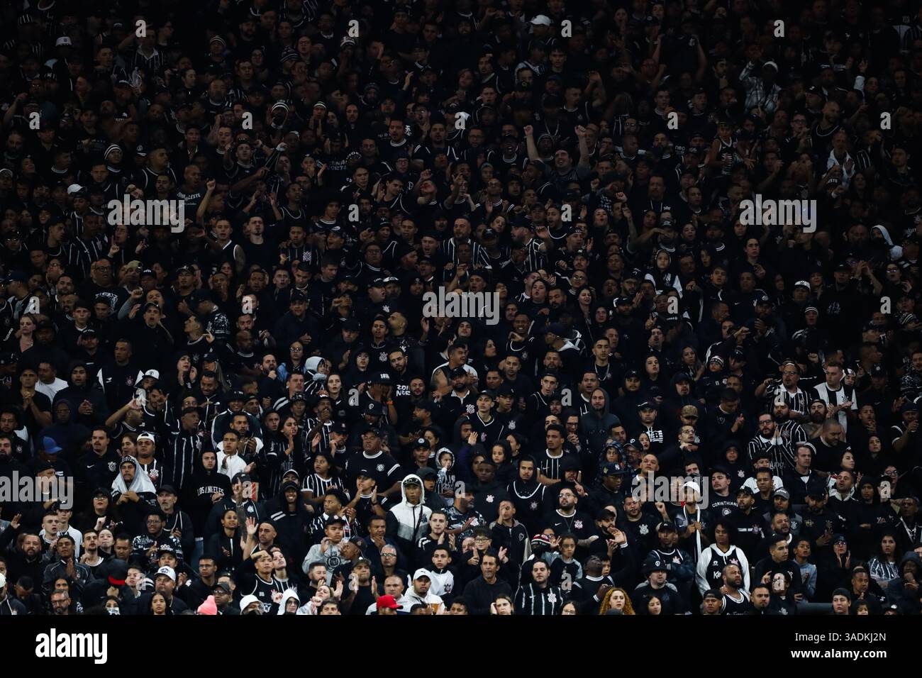 Corinthians fans during the match against Vasco in the 2nd round of the ...