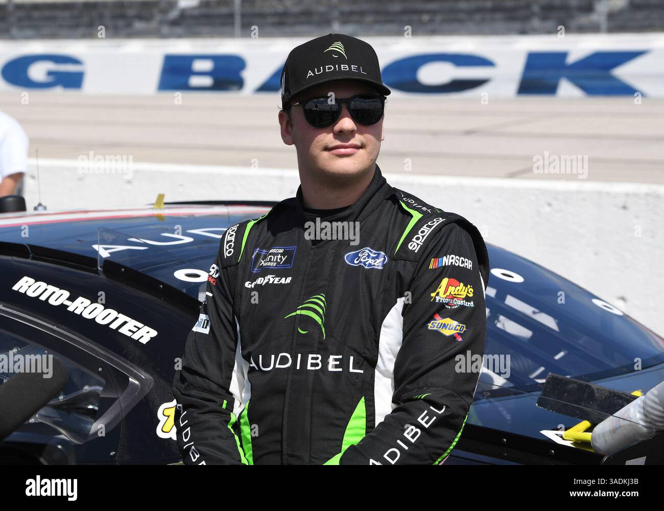 DARLINGTON, SC - APRIL 05: Sam Mayer (#41 Haas Factory Team Audibel ...