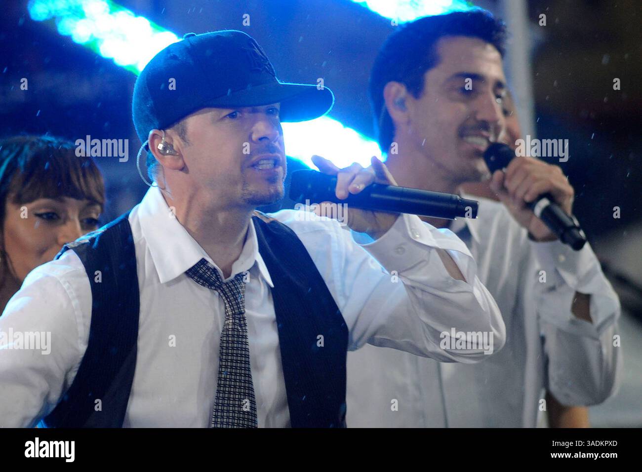 May 16, 2008. New York City, Singers Donnie Walhberg and Jonathan ...
