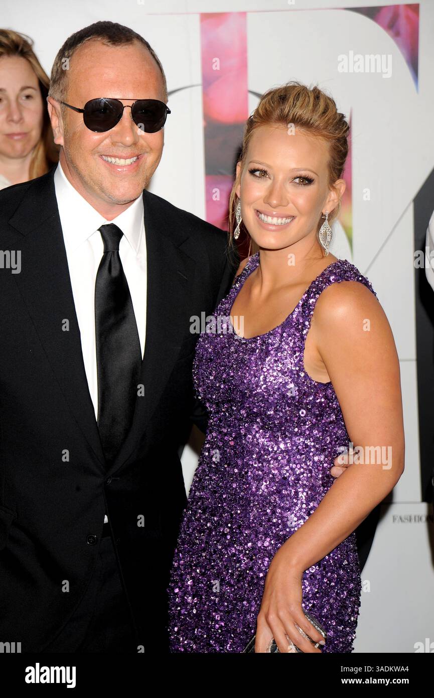 June 2, 2008. New York City .Designer Michael Kors and actress Hilary ...