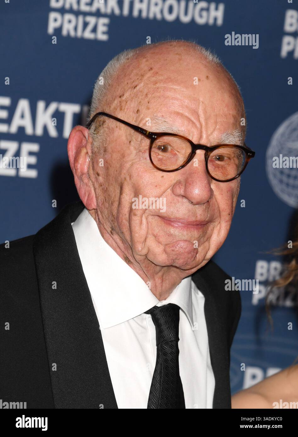 SANTA MONICA, CA- APRIL 05: Rupert Murdoch at the 11th Breakthrough ...