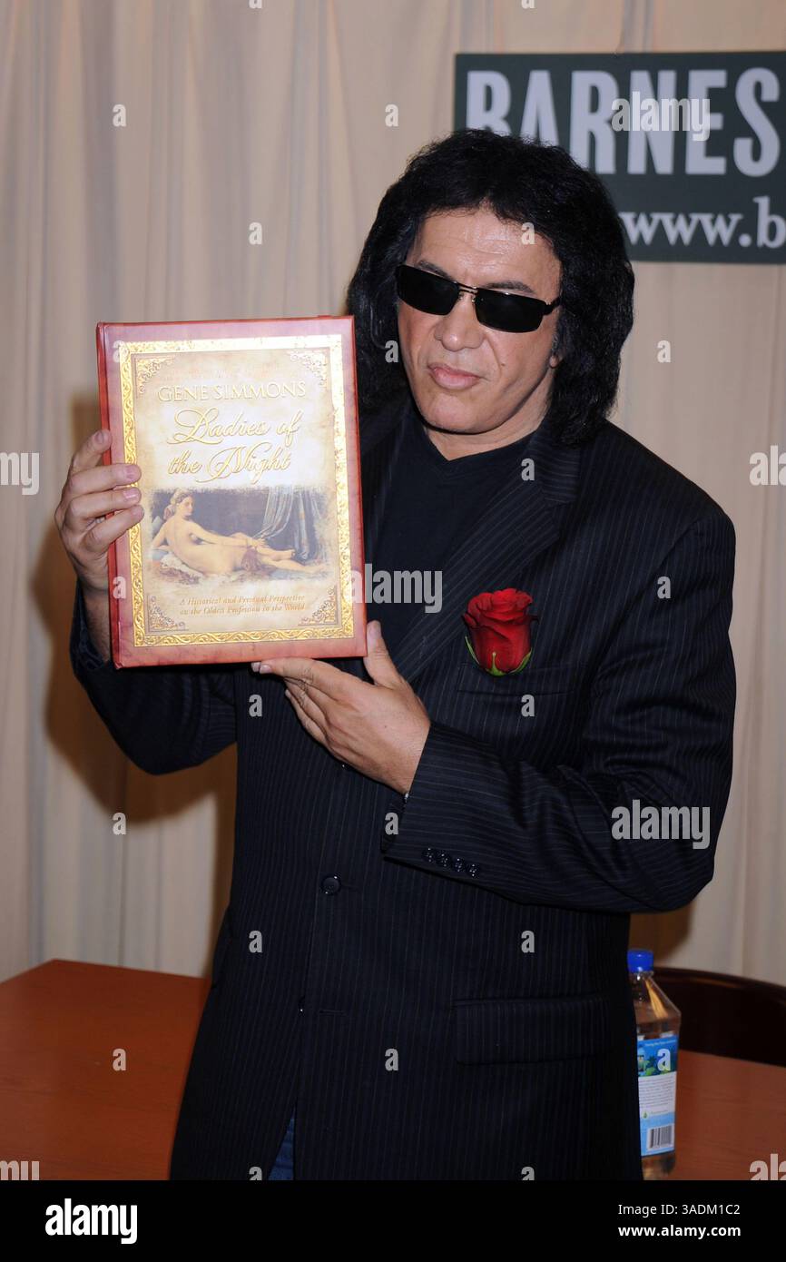 July 11 2008, New York City Rock band 'Kiss' lead singer Gene Simmons ...