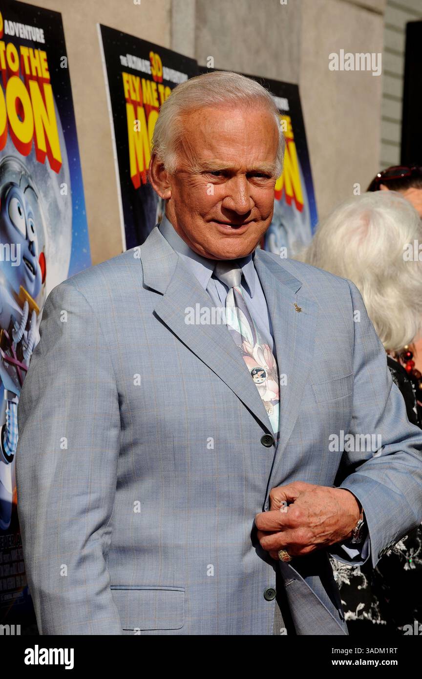 July 31, 2008. New York City .Astronaut Buzz Aldrin attends the 'Fly Me ...