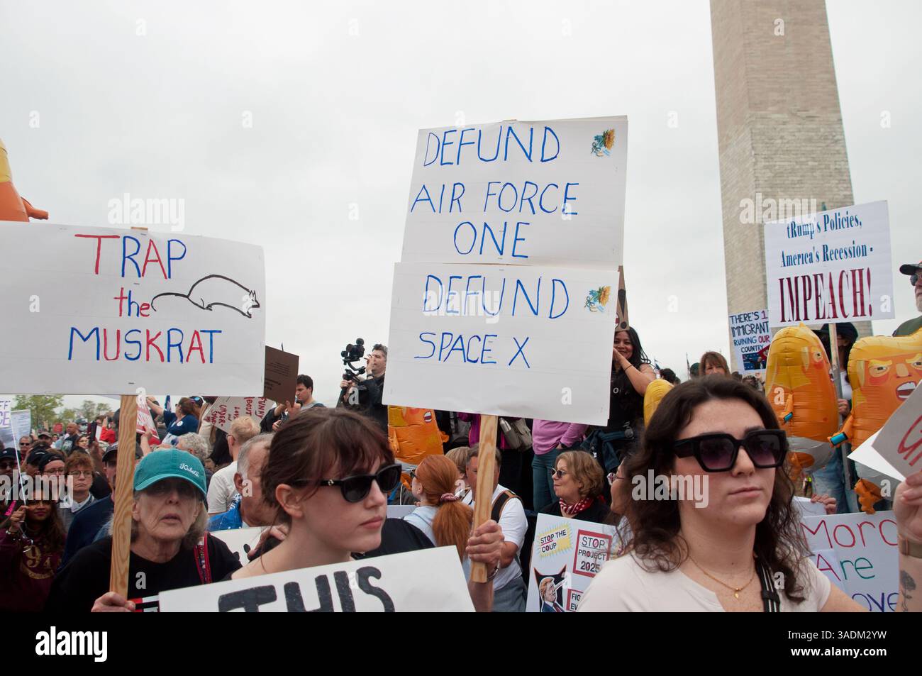 Washington DC, USA. 5th Apr 2025. Hands Off Protest Washington DC ...