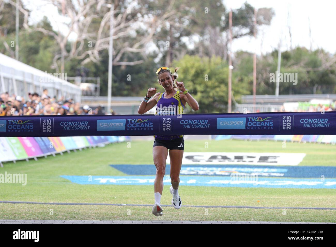 (250406) -- CAPE TOWN, April 6, 2025 (Xinhua) -- South Africa's Gerda ...