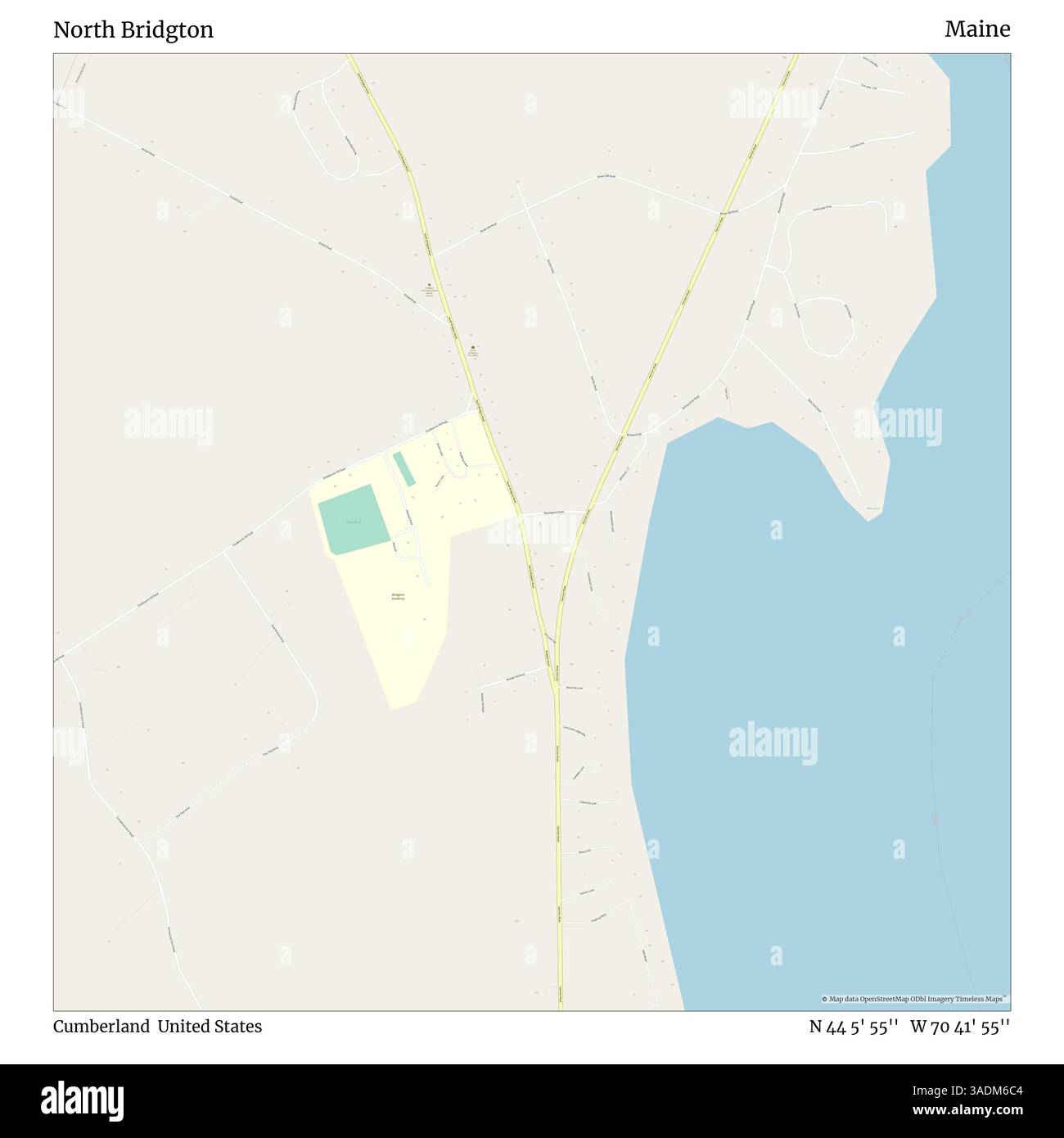 North Bridgton, Cumberland, United States, Maine, N 44 5' 55'', W 70 41 ...