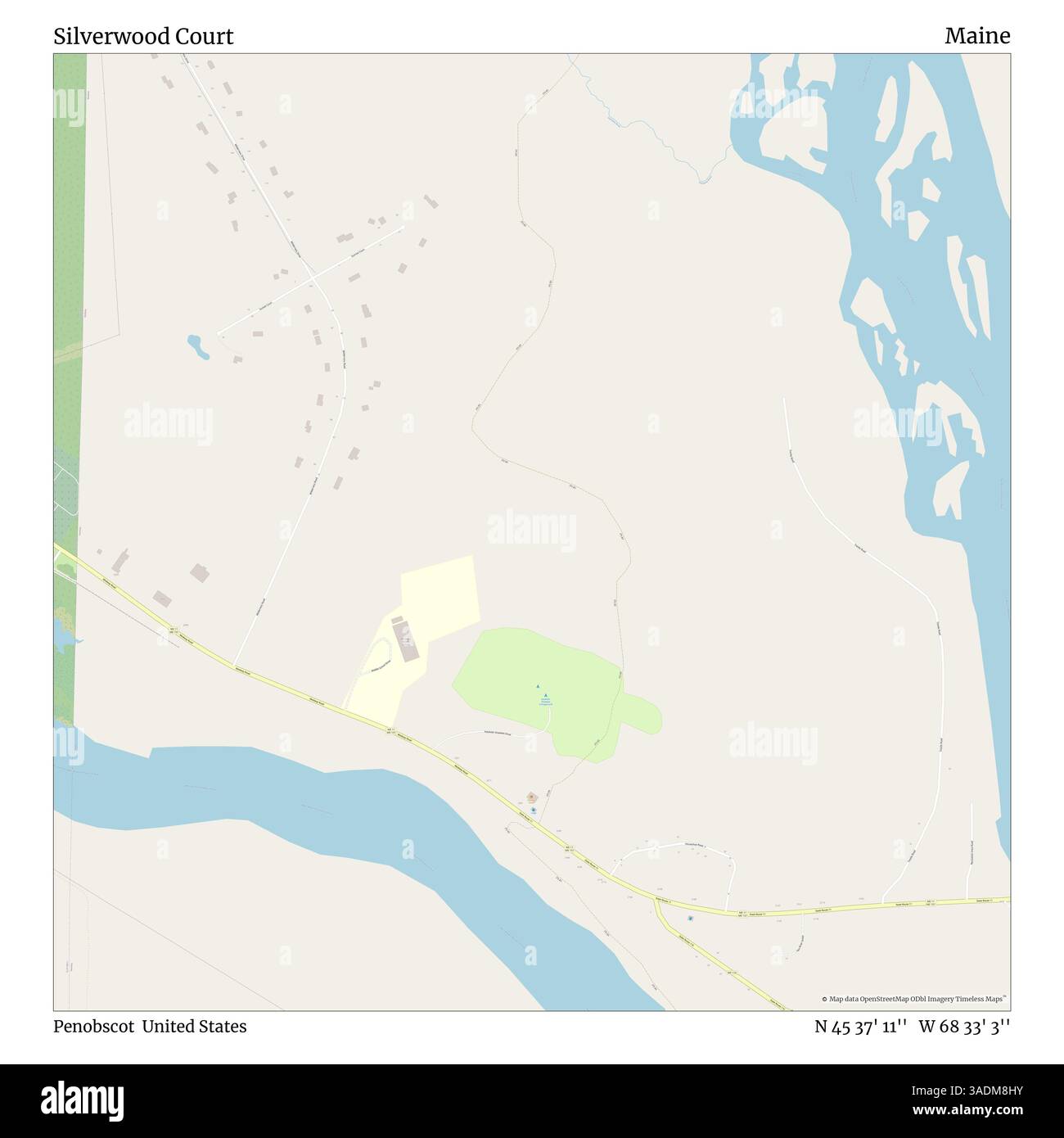 Silverwood Court, Penobscot, United States, Maine, N 45 37' 11'', W 68 ...