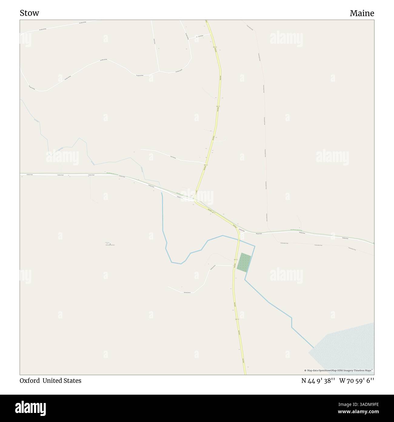 Stow, Oxford, United States, Maine, N 44 9' 38'', W 70 59' 6'', map ...