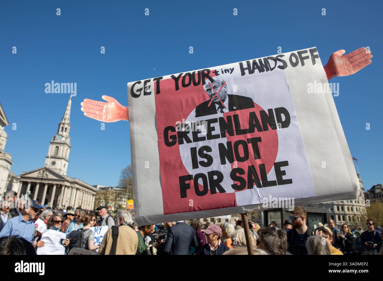 An activist holds a placard during an anti Donald trump demonstration ...