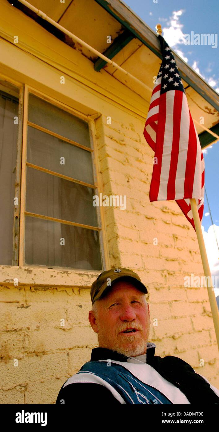 Apr 21, 2005; Palominas, Arizona, USA; MIKE GADDY, a resident of New ...
