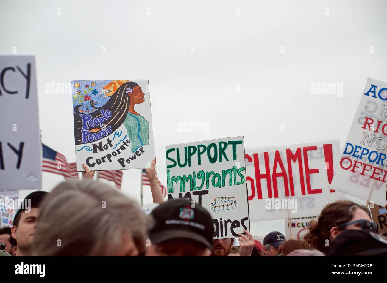 Washington DC, USA. 5th Apr 2025. Hands Off Protest Washington DC ...