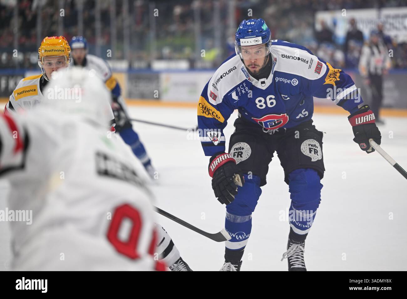 Fribourg, Switzerland. 05th Apr, 2025. 05/04/2025, Fribourg, BCF Arena ...